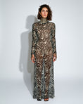 ZEBRA MESH DRESS – AKA ROUGE