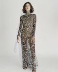 ZEBRA MESH DRESS – AKA ROUGE
